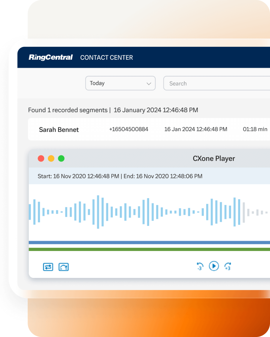 Call Center Recording | RingCentral
