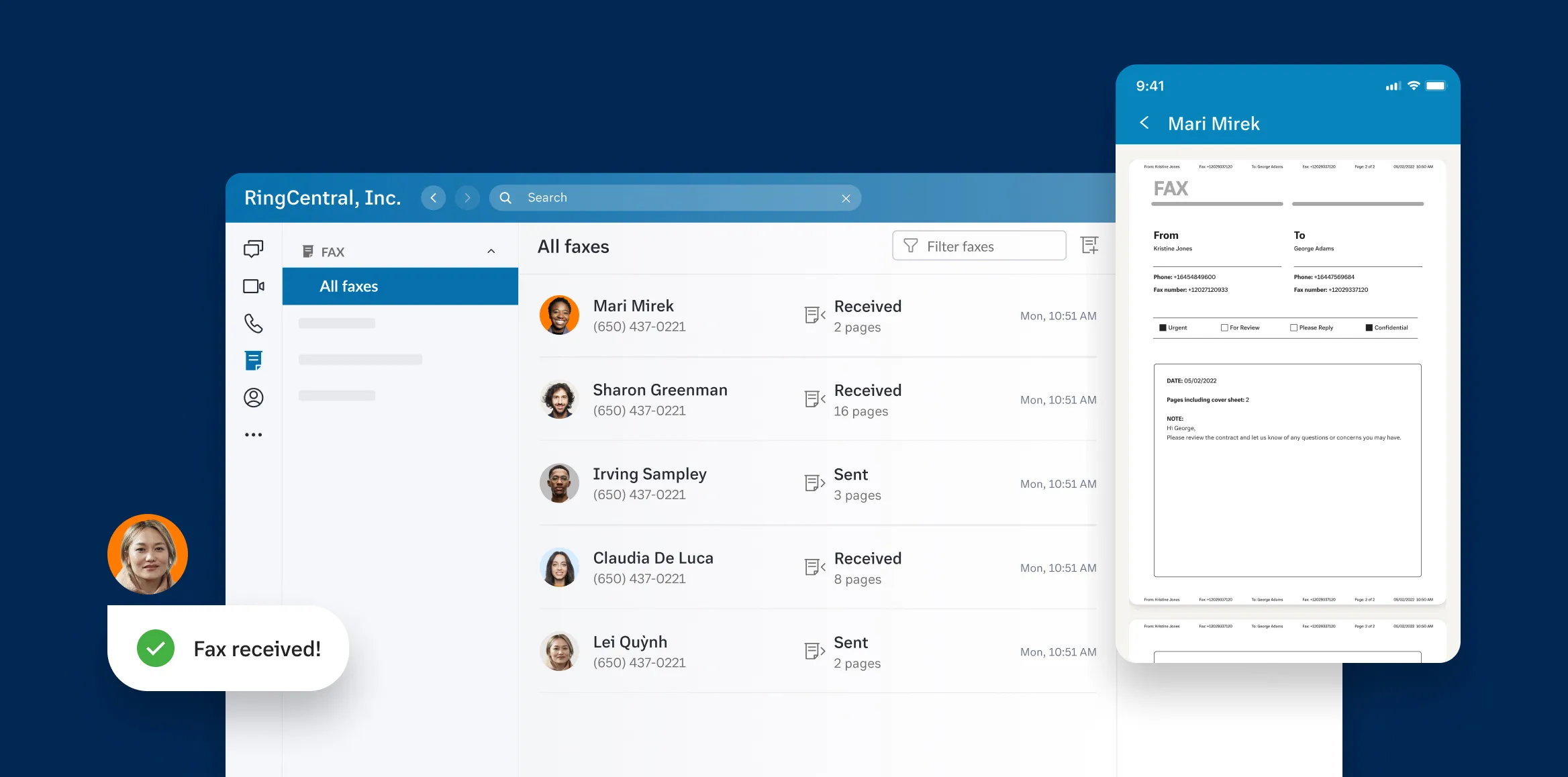 Online Fax Service for Business | RingCentral SG