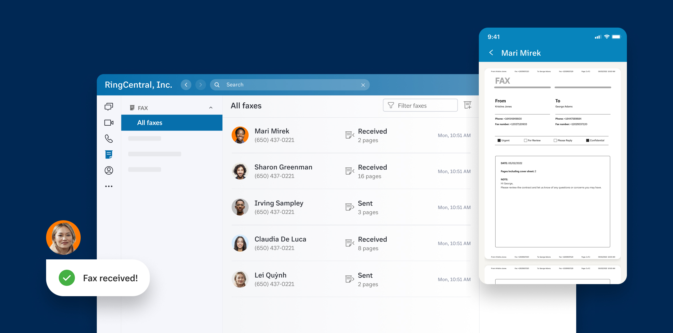 Online fax services - How to fax with RingCentral