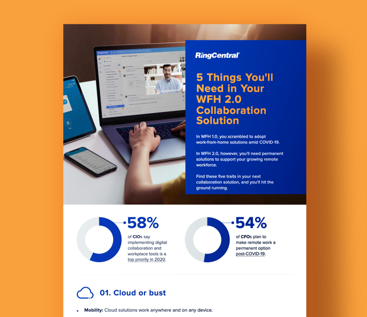 Infographic: The 5 Work from Home Must Haves