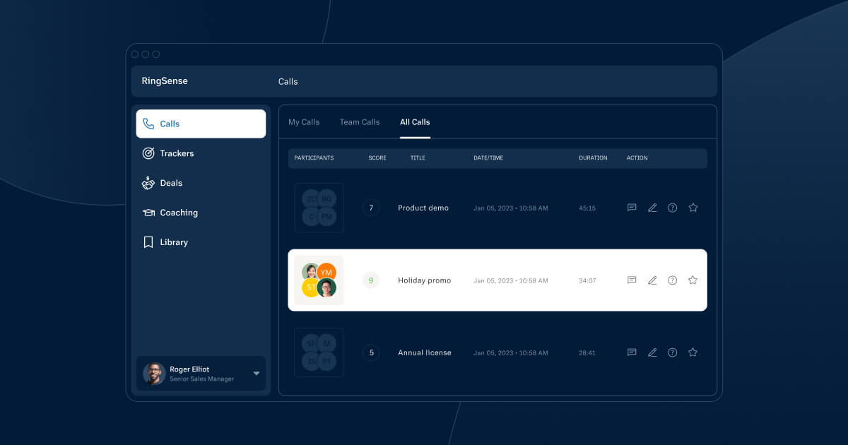 Conversation Intelligence Software - RingSense for Sales | RingCentral