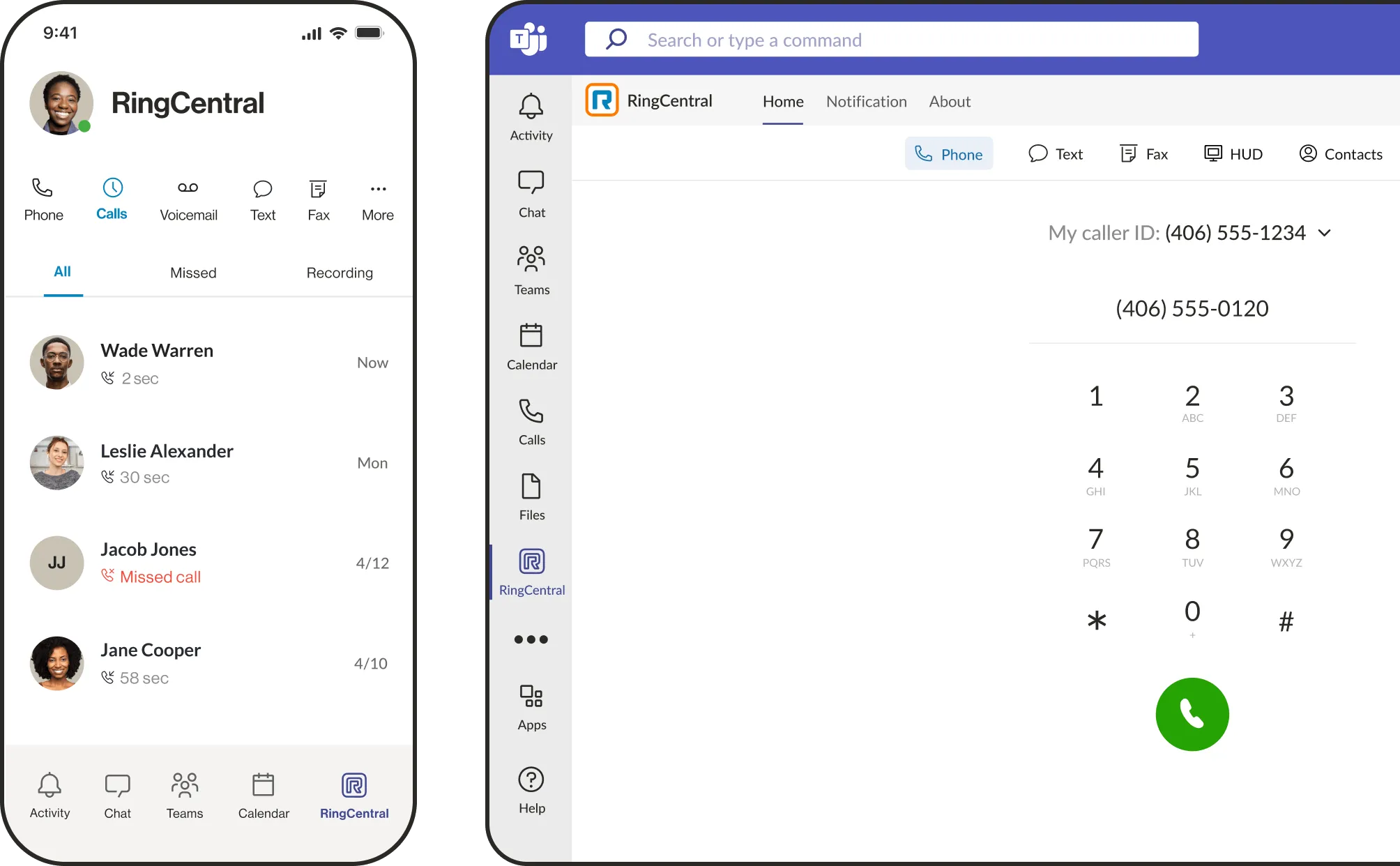 Make Microsoft Teams phone calls via RingCentral integration | RingCentral CA