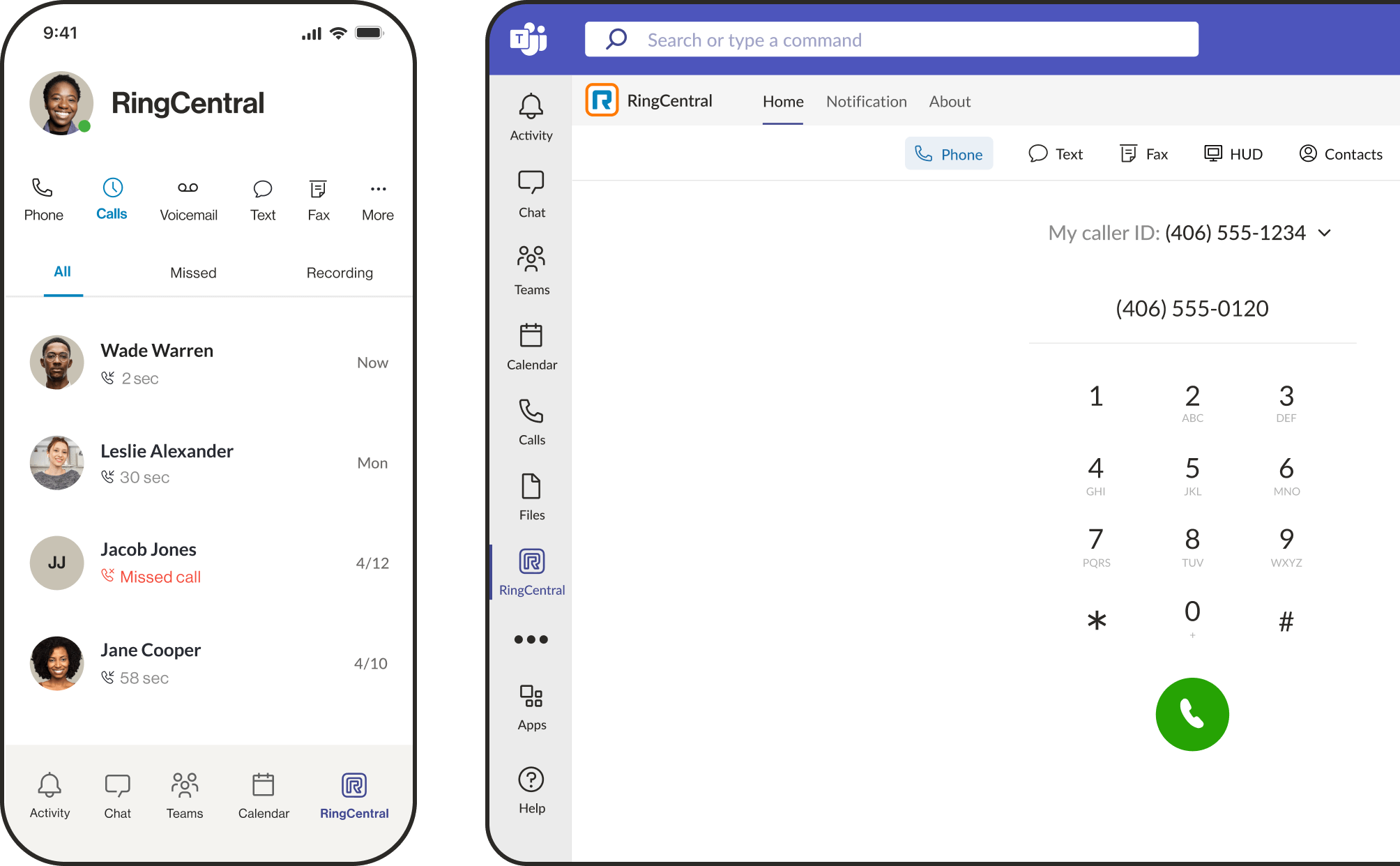 Microsoft Teams phone calls via RingCentral integration | RingCentral