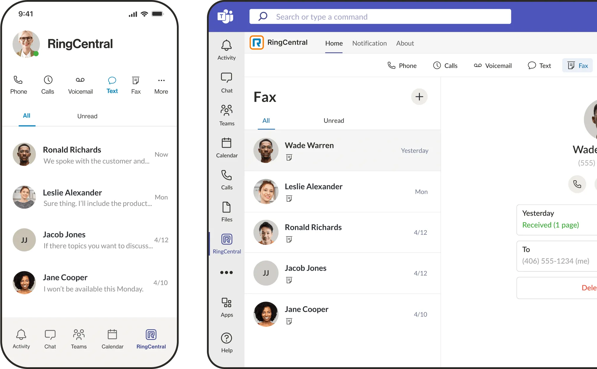 Microsoft Teams phone calls via RingCentral integration | RingCentral