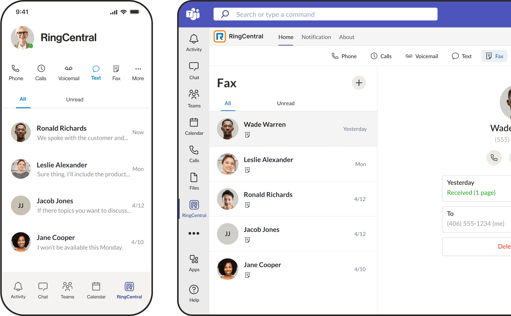 Microsoft Teams phone calls via RingCentral integration | RingCentral