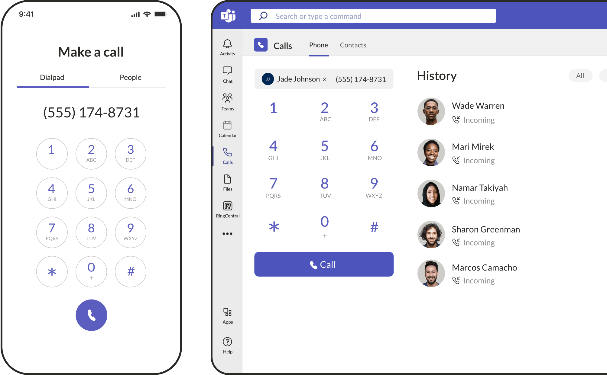Microsoft Teams phone calls via RingCentral integration | RingCentral
