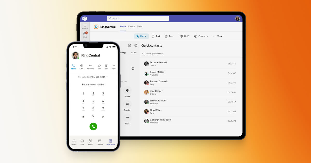 Microsoft Teams phone calls via RingCentral integration | RingCentral