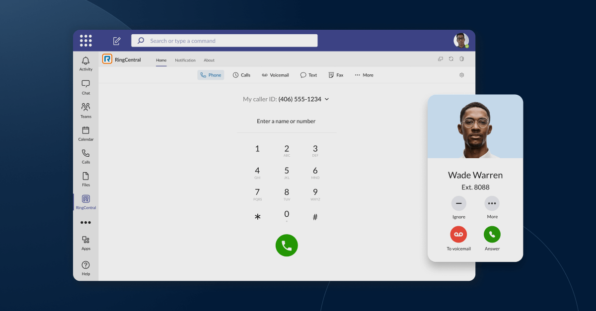 RingCentral Embedded App for Microsoft Teams | RingCentral