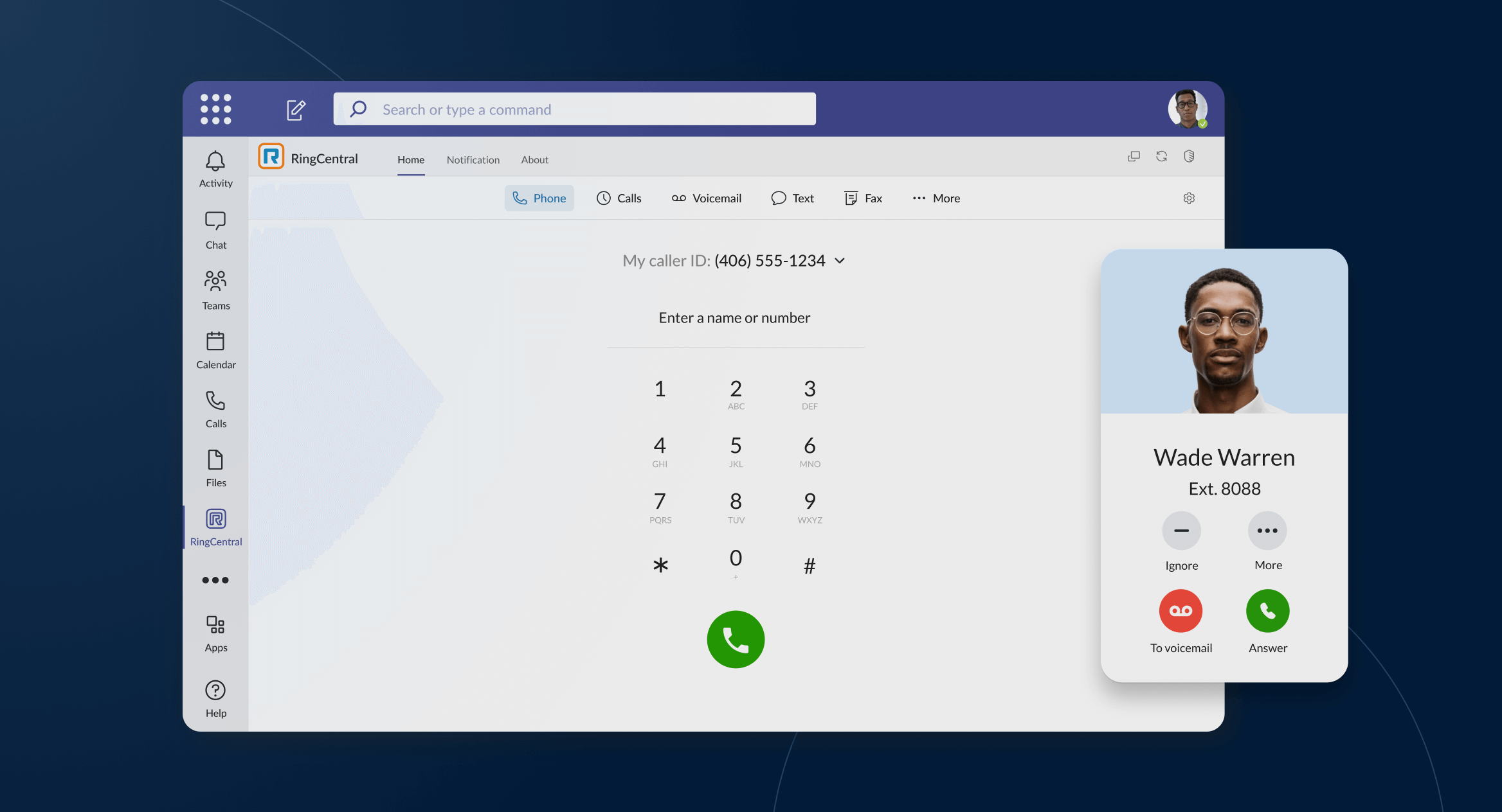 RingCentral Embedded App for Microsoft Teams | RingCentral