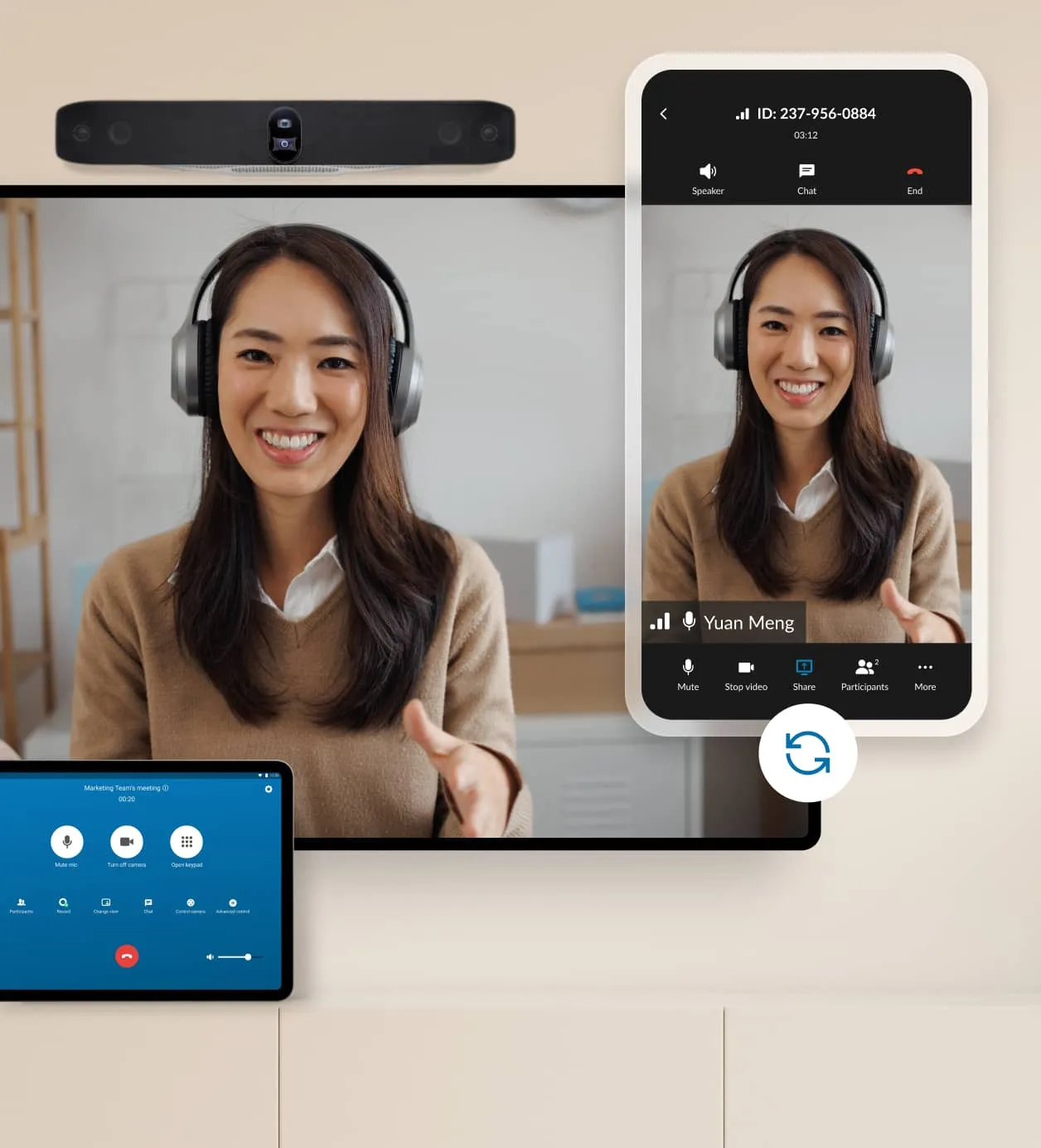 Conference Room Setup for Virtual Meetings | RingCentral Rooms