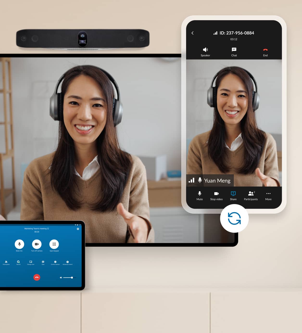 Conference Room Setup for Virtual Meetings | RingCentral Rooms