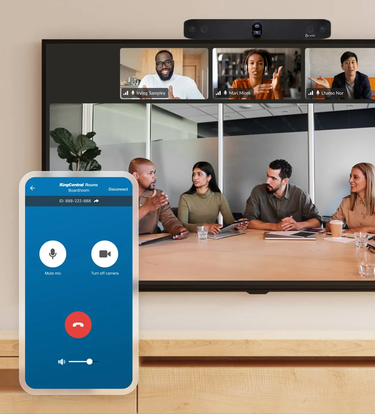 Conference Room Setup for Virtual Meetings | RingCentral Rooms
