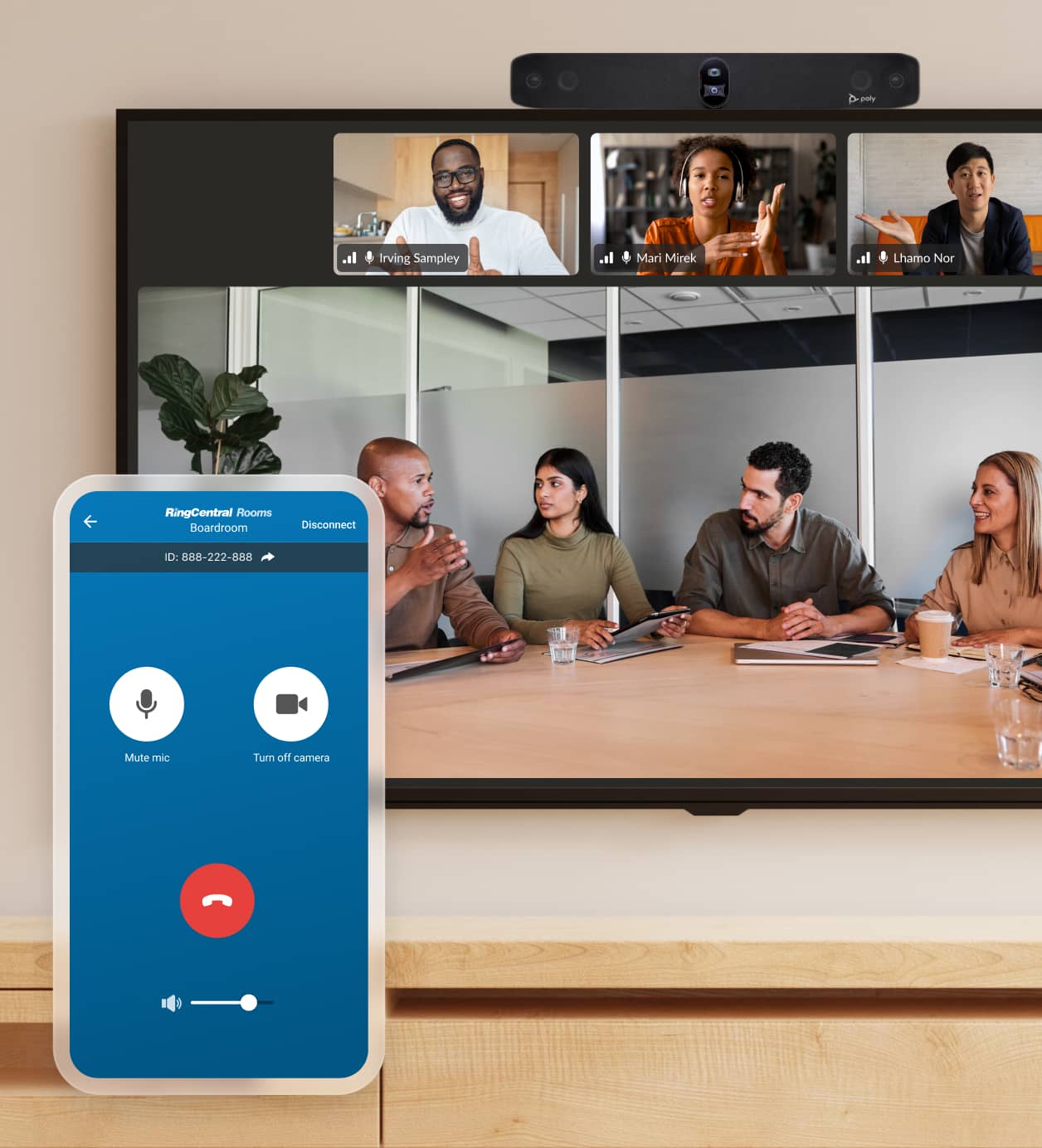 Conference Room Setup for Virtual Meetings | RingCentral Rooms
