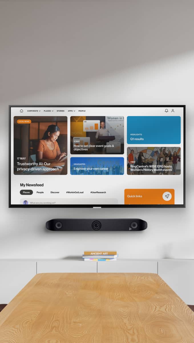 Conference Room Setup for Virtual Meetings | RingCentral Rooms