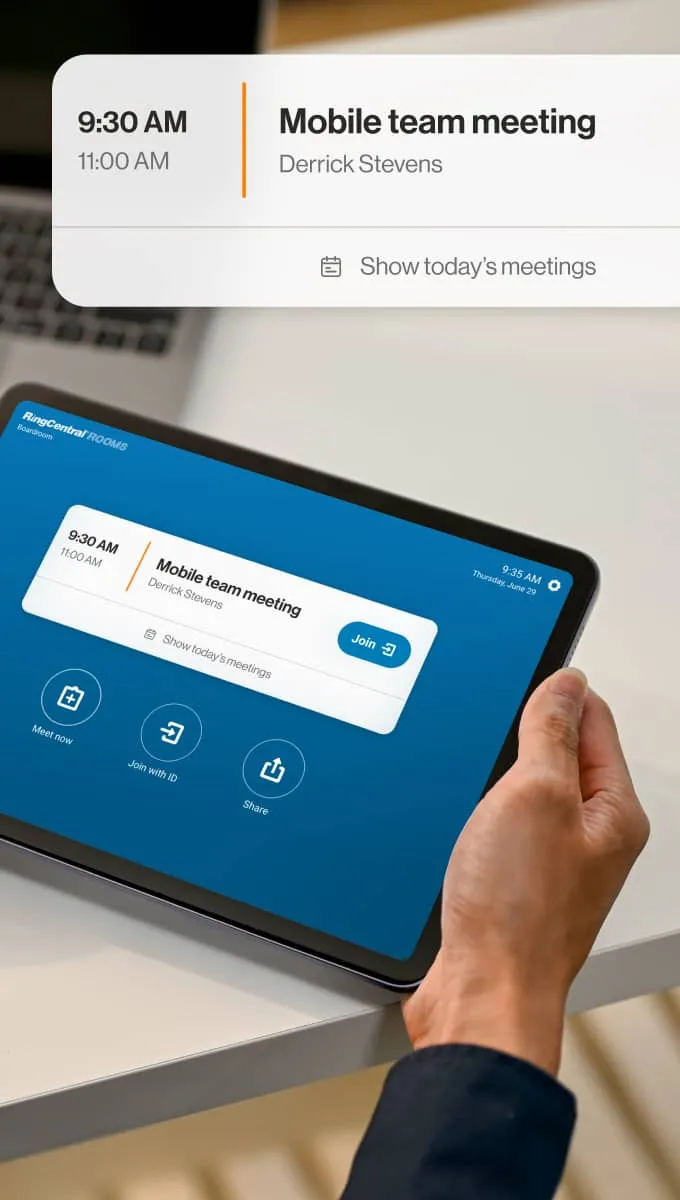 Conference Room Setup for Virtual Meetings | RingCentral Rooms