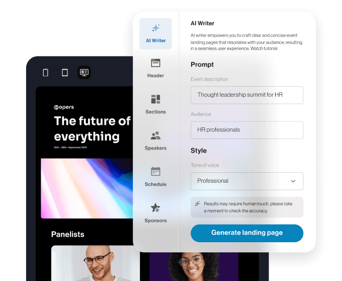 Hybrid & Virtual Events | Organize all Your events in one platform