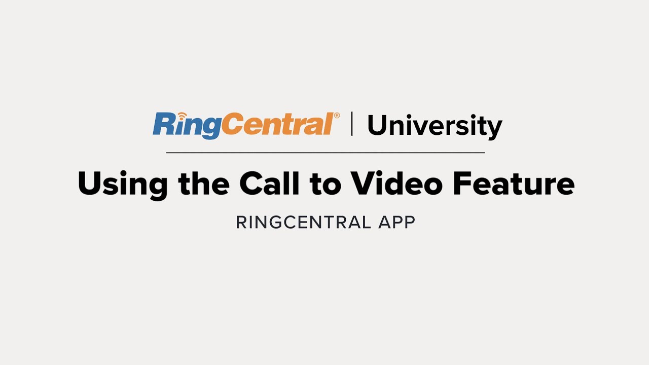 Choosing a video chat app for your business | RingCentral