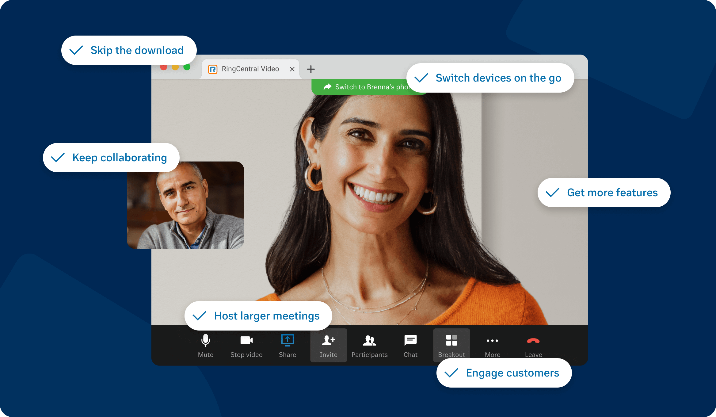 Join or Host Video Conferencing & Meetings in One Click | RingCentral UK