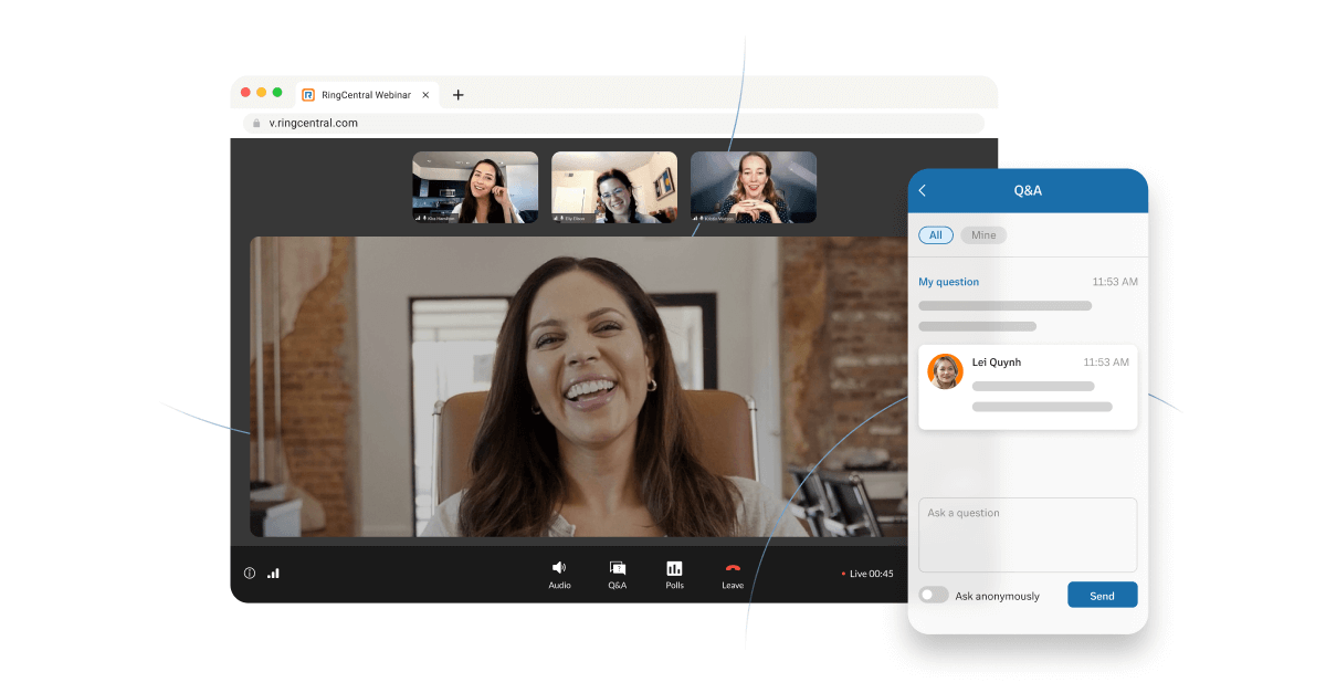 Webinar Platform - Host and Record Webinars | RingCentral