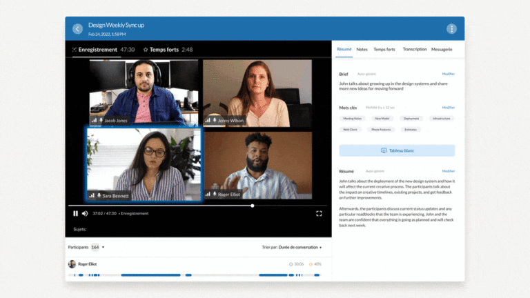 Les fonctions de visioconférence utilisant l'IA pour mieux collaborer ...
