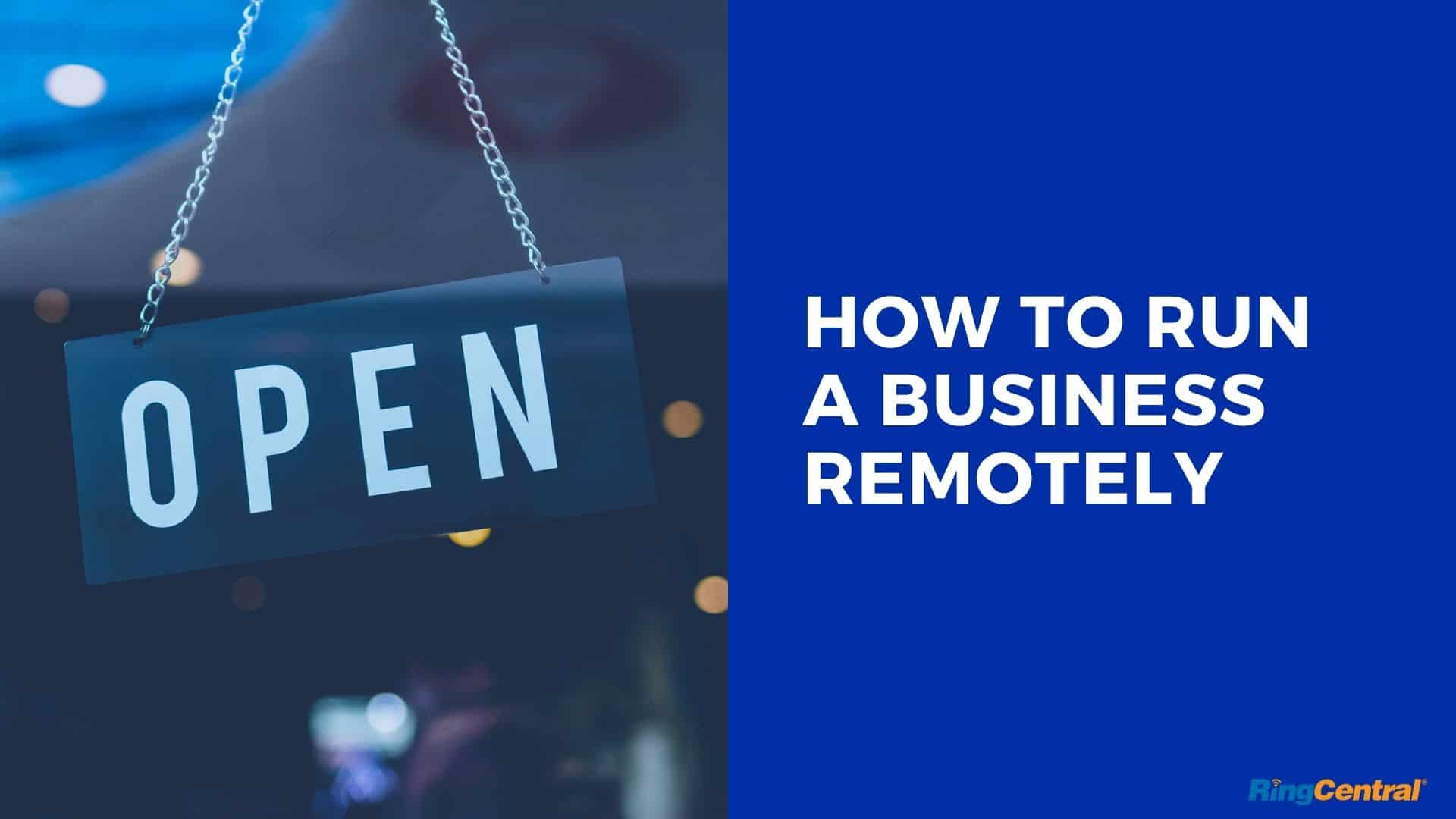 How to Set Up a Remote Working Business | RingCentral UK Blog