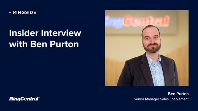Ringside: Insider Interview with Ben Purton | RingCentral UK Blog