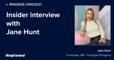 International Women's Day Ringside: Jane Hunt | RingCentral UK Blog
