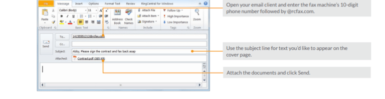 How to Send a Fax from a Computer? | RingCentral Answers