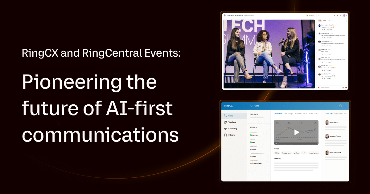 RingCentral disrupts CX and Events with AI advancements