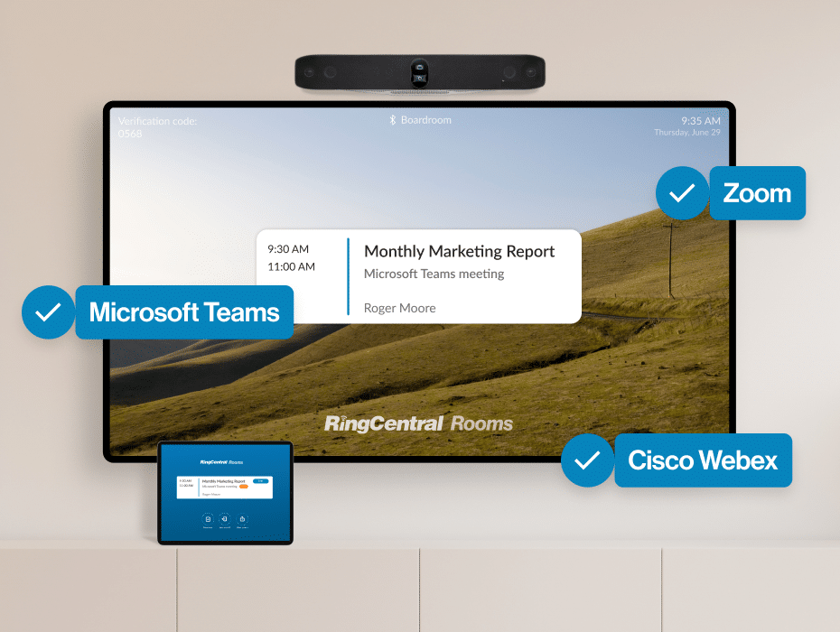 One Room for all meetings: Teams, Zoom, Webex in RingCentral ...
